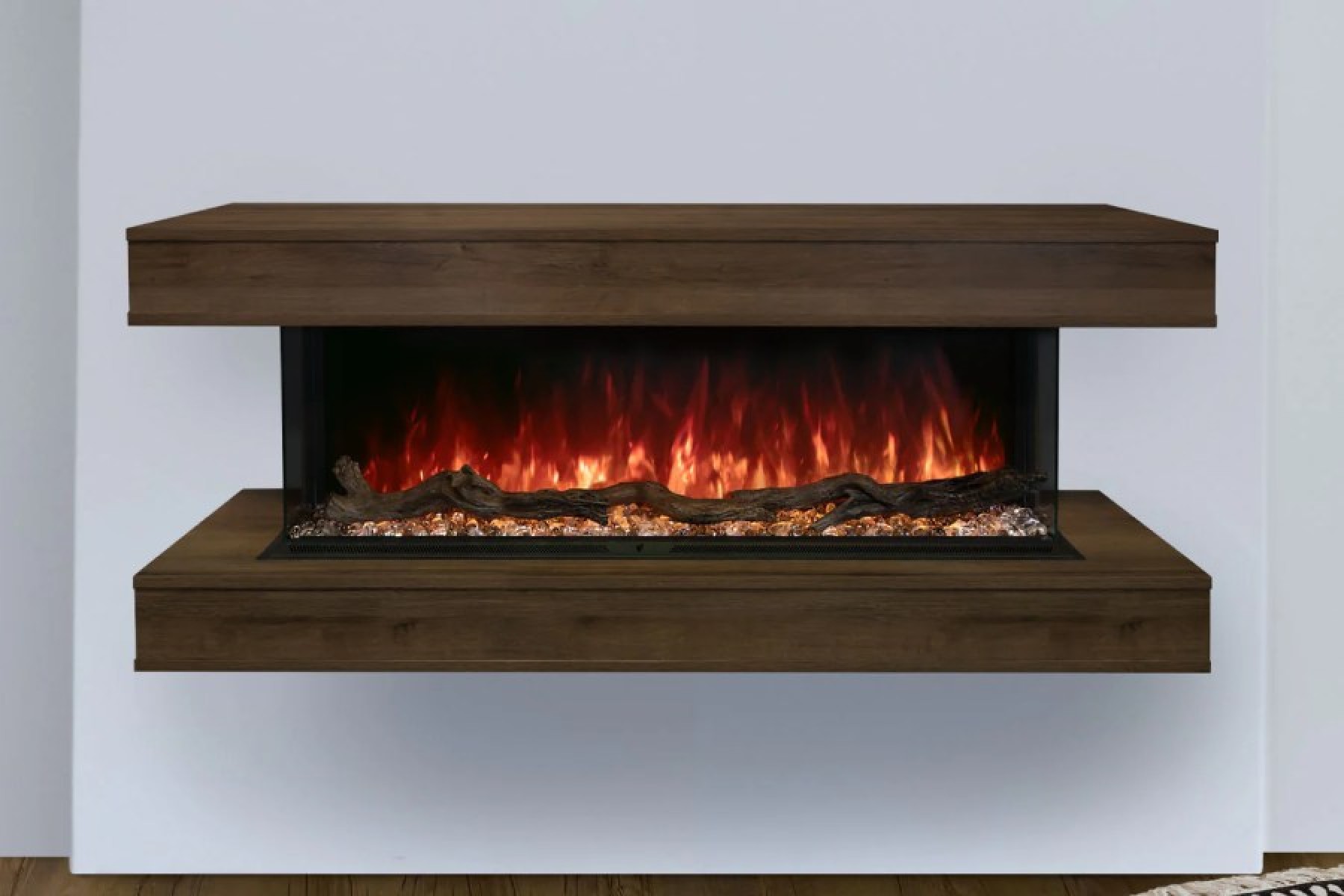 Modern Flames 68-inch Landscape Pro Multi Electric Fireplace with Wall ...