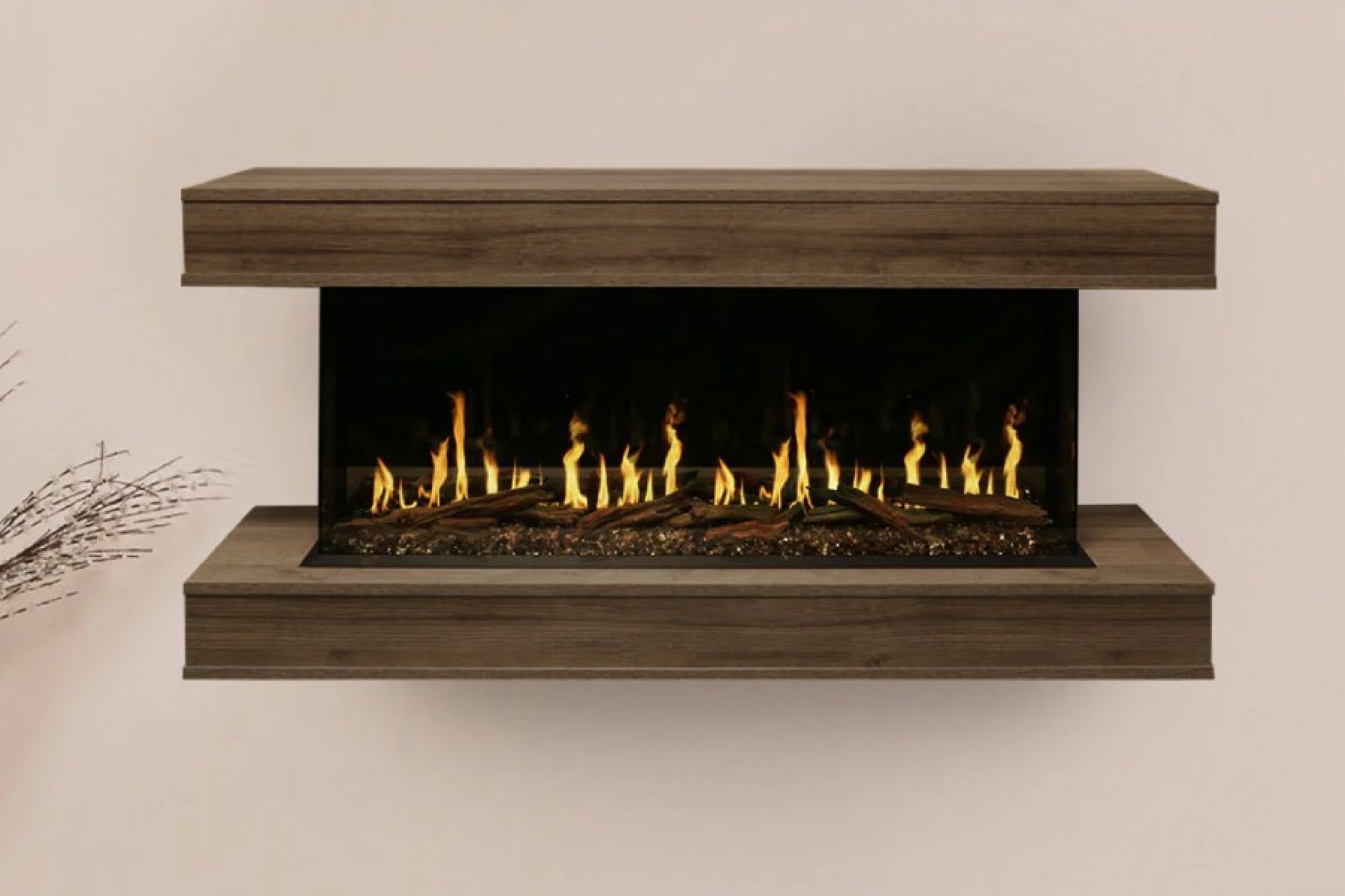 Modern Flames 52-inch Orion Multi Electric Fireplace with Wall Mount ...