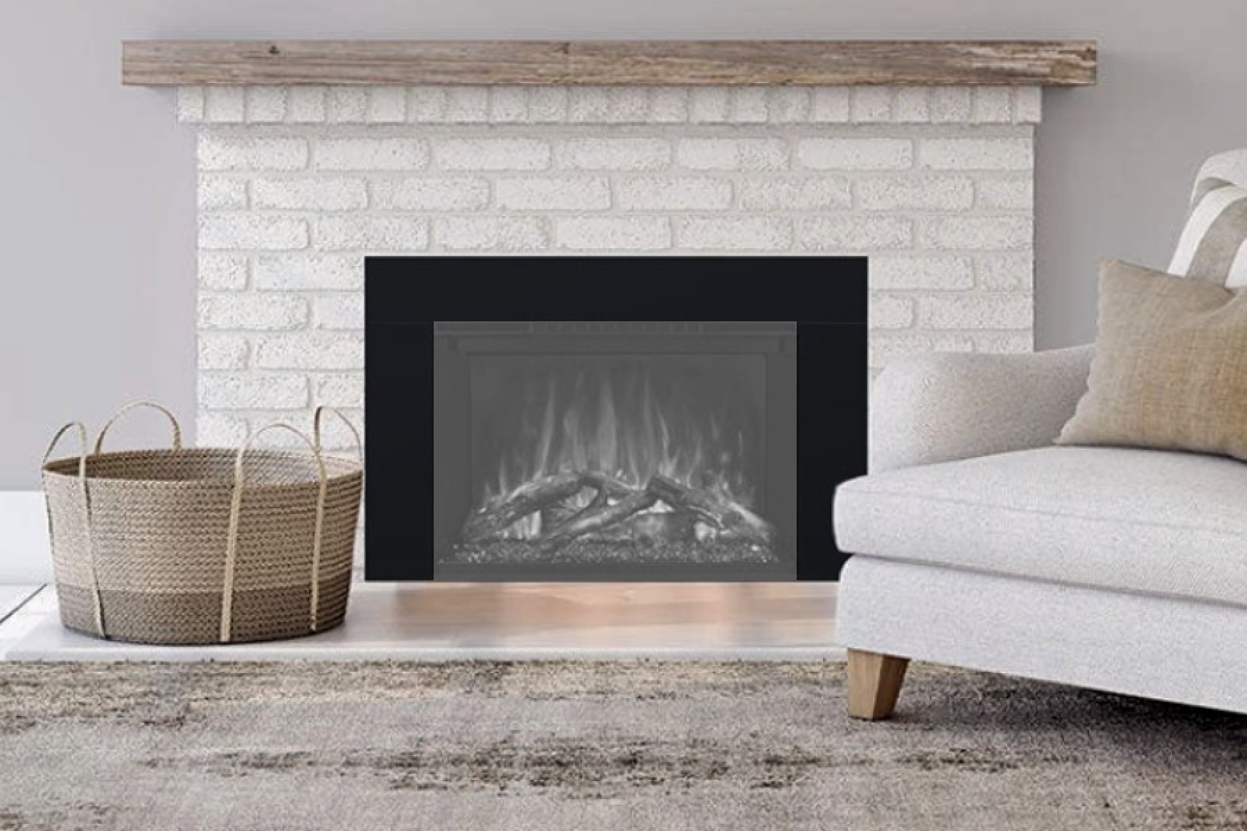 Modern Flames 4-inch Trim Kit For 36-inch Redstone Fireplace